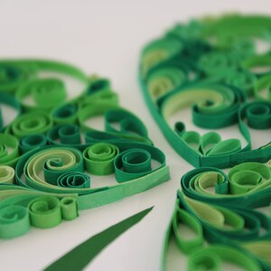 Shamrock Paper Quilling Art | Etsy