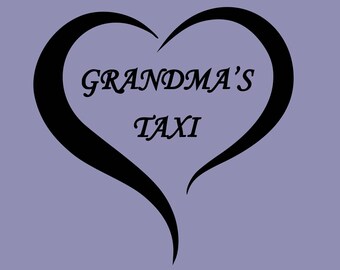 Car Decal Grandma - Etsy