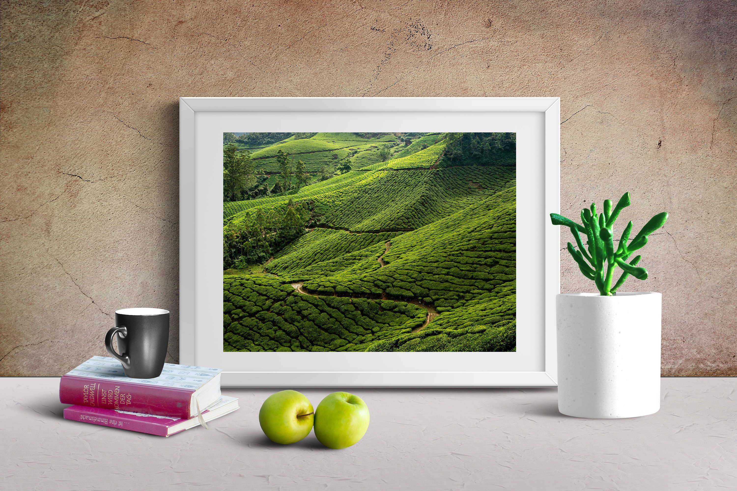 Munnar Tea Plantations, Kerala, India Art Print, Travel Photo ...