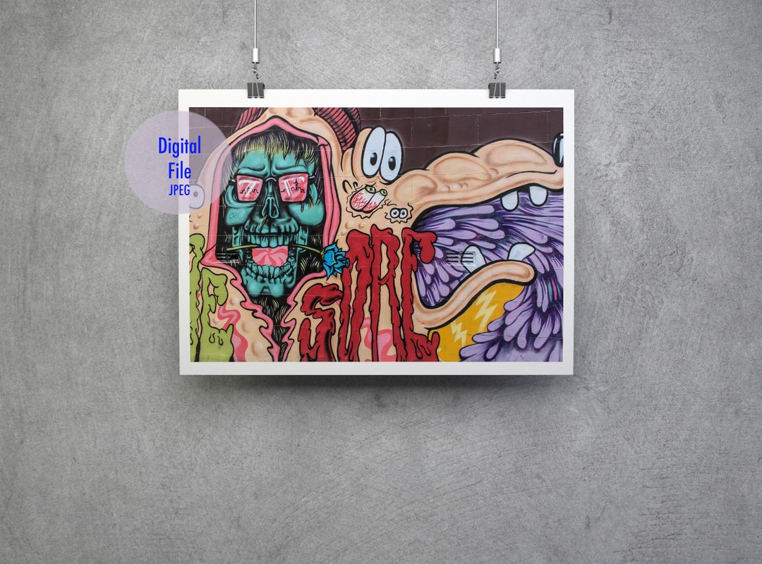 Street Art From Auckland, New Zealand Instant Digital Download ...
