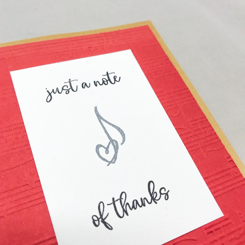 Music Thank You Card, Thank You Card for Music Teacher, Music Note ...