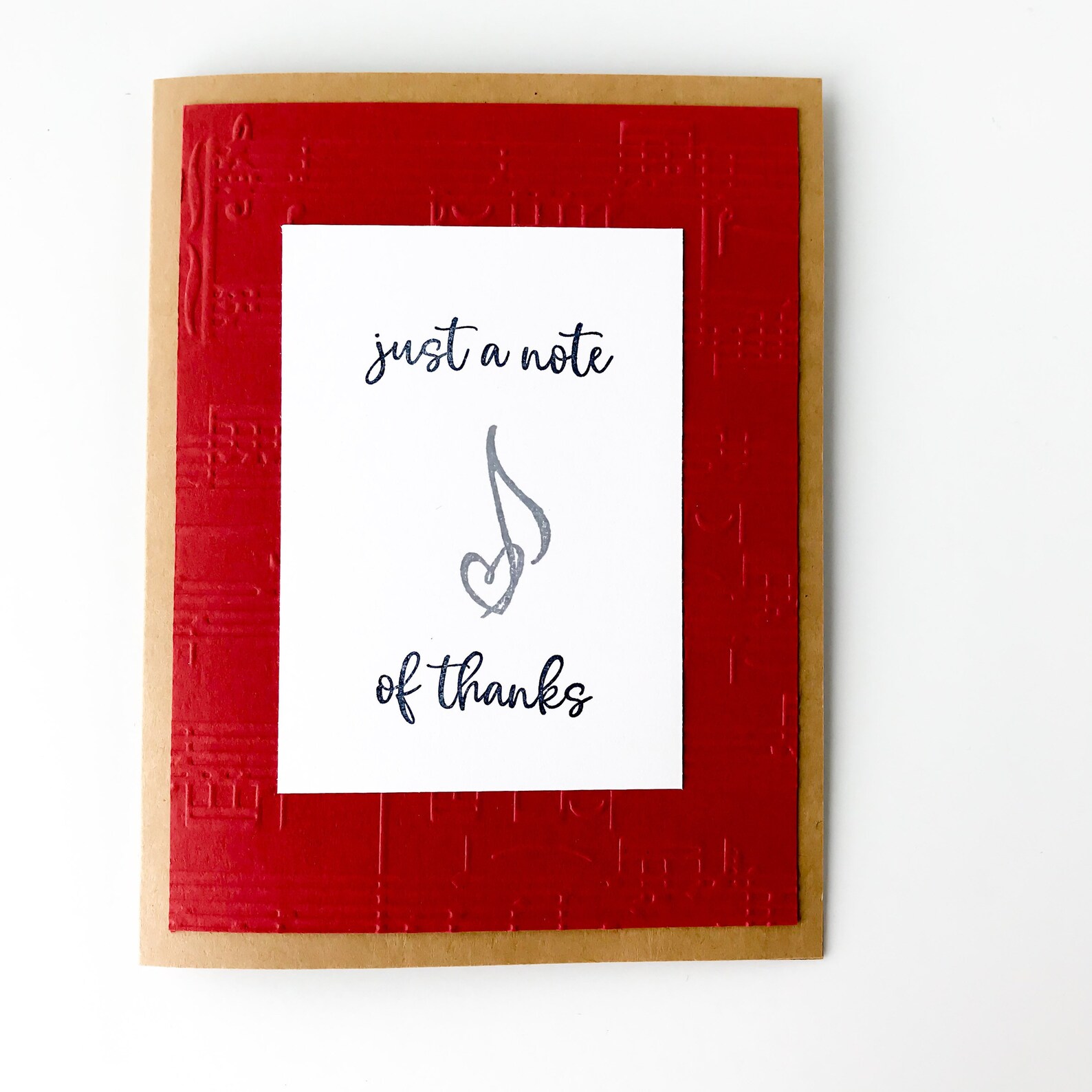 Music Thank You Card Thank You Card for Music Teacher Music | Etsy