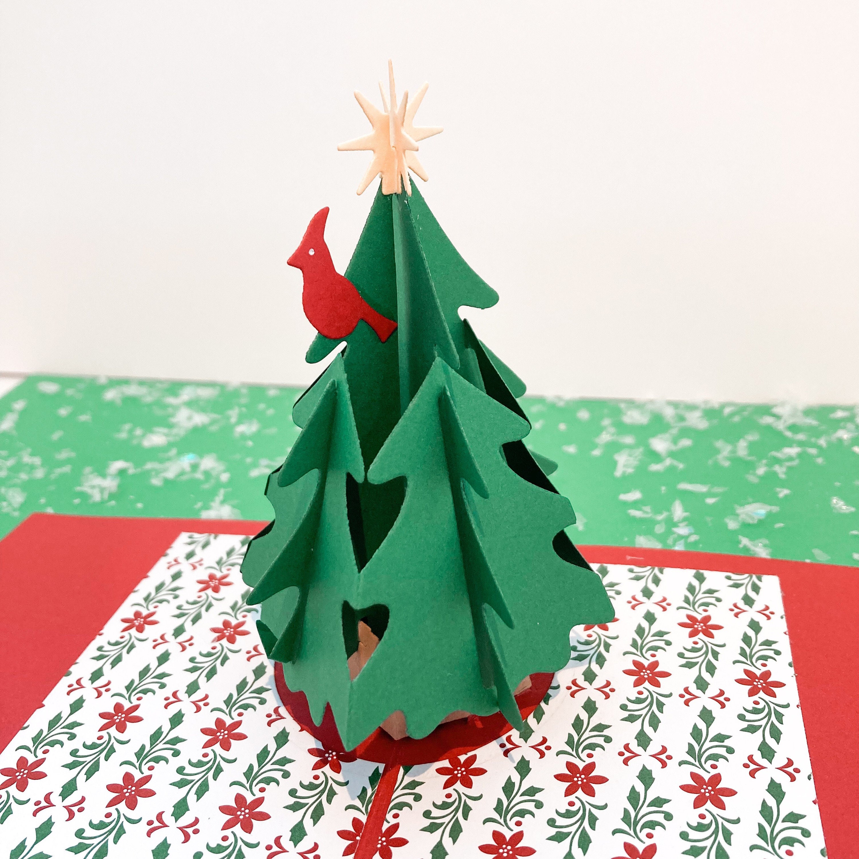 Pop up Christmas Card Pop up Christmas Tree Card 3D - Etsy