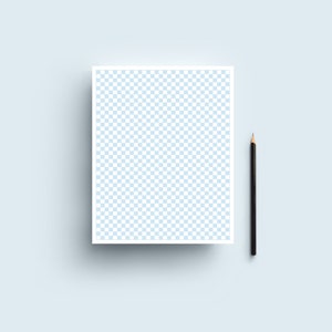 Printable Checker Square Grid Graph 8.5x11 Letter Sized | Etsy