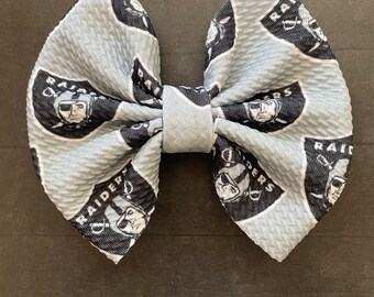 Raiders Bow | Etsy