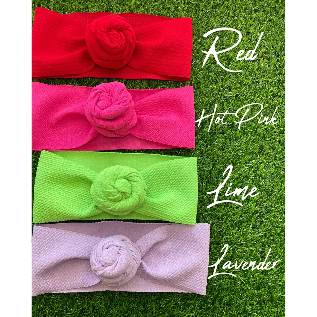 Thin Top Knot Wrap 3 Inch Bow Baby Girl Bow Headwrap Clip - Etsy