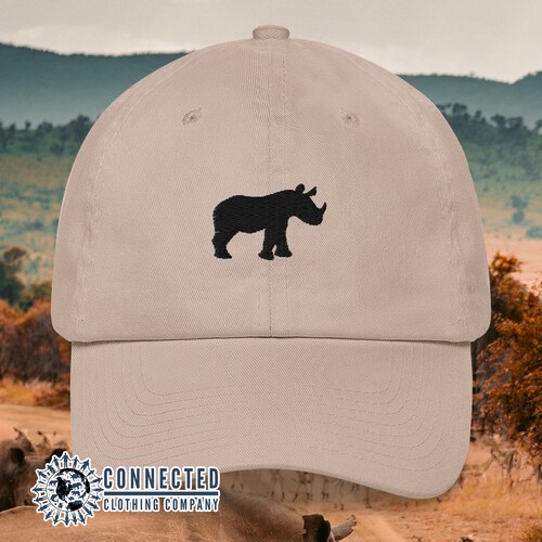 Rhino Baseball Cap Embroidered Cotton Adjustable Dad Hat - Etsy