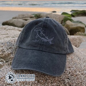 Hammerhead Shark Embroidered Hat Shark Conservation Gift Save the ...
