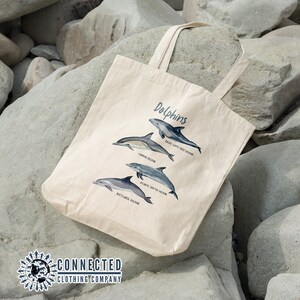 Dolphins Watercolor Tote Bag Ocean Conservation Bag Save the Ocean ...