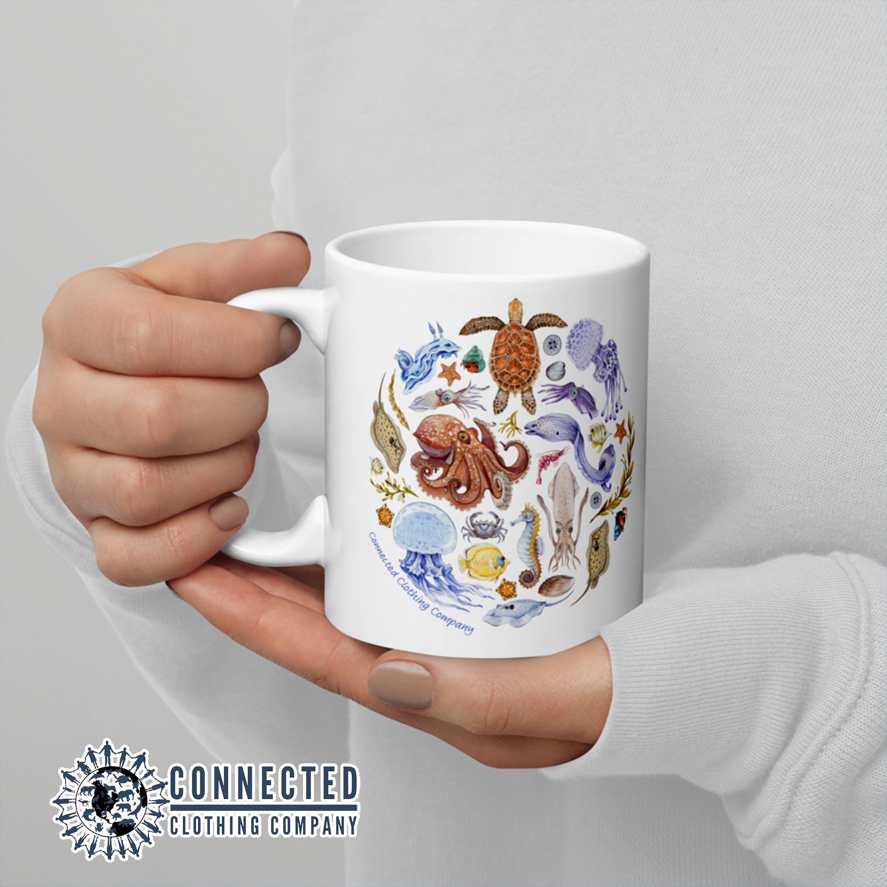 Ocean Sea Creatures Mug Conservation Turtle Coffee Mug - Etsy