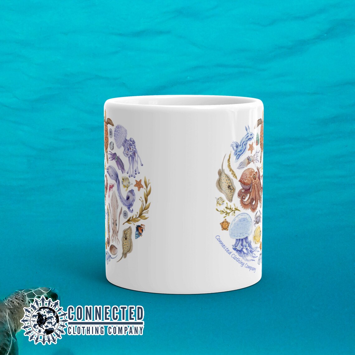Ocean Sea Creatures Mug Conservation Turtle Coffee Mug - Etsy