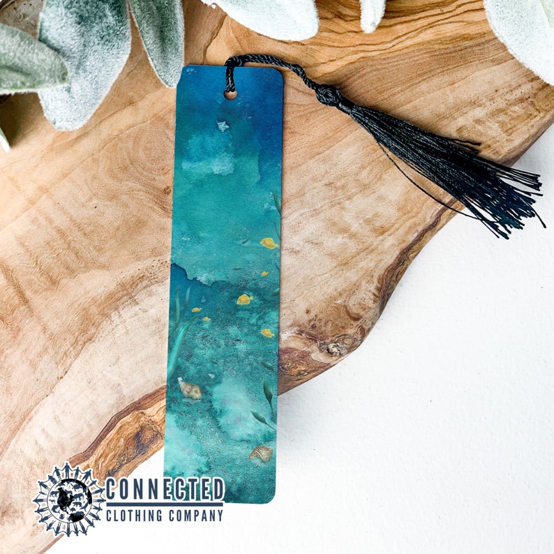 Ocean Watercolor Bookmark Set Ocean Inspired Save the Sea - Etsy