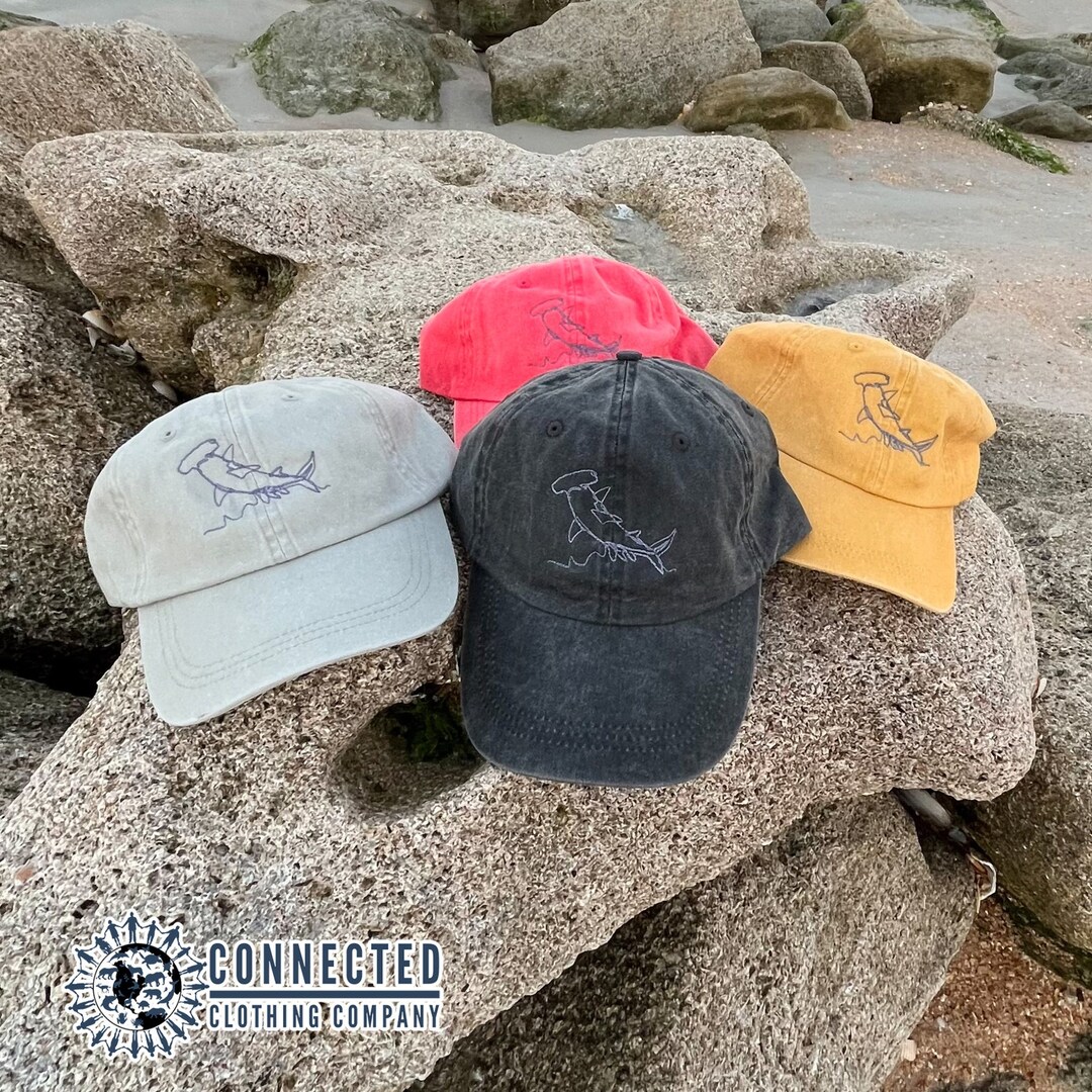 Hammerhead Shark Embroidered Hat Wildlife Conservation Gift Save the ...