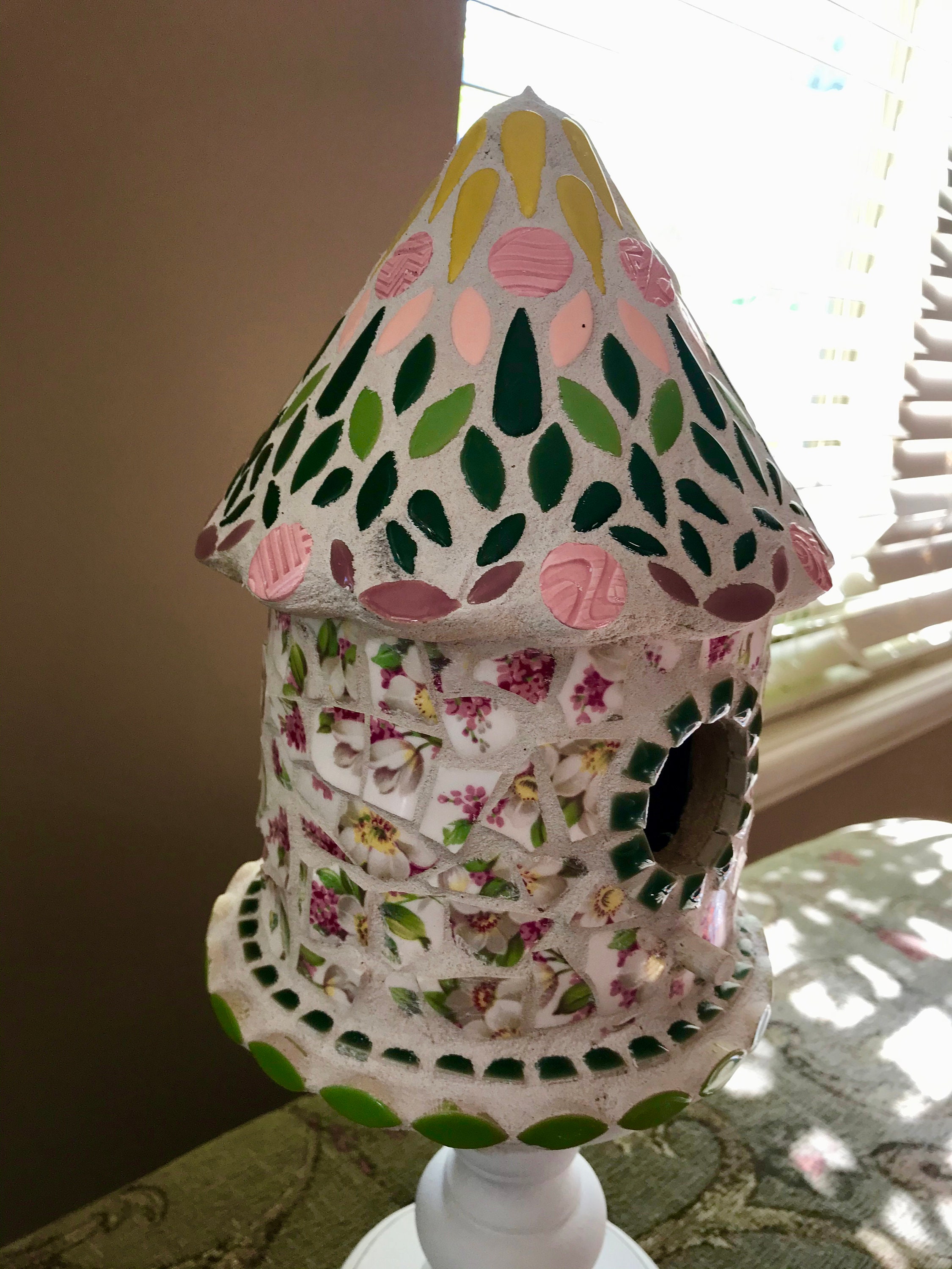 Pink Flower Birdhouse - Etsy