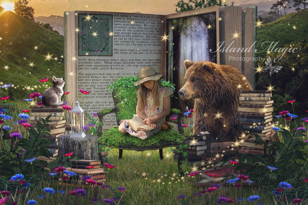 Fairytale Storybook Digital Background/digital Backdrop - Etsy