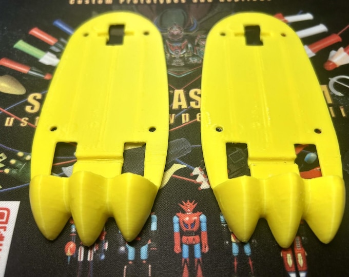 Godzilla Foot Claw Pads- Version 2 -3d Printed - 1977 Mattel Godzilla ...