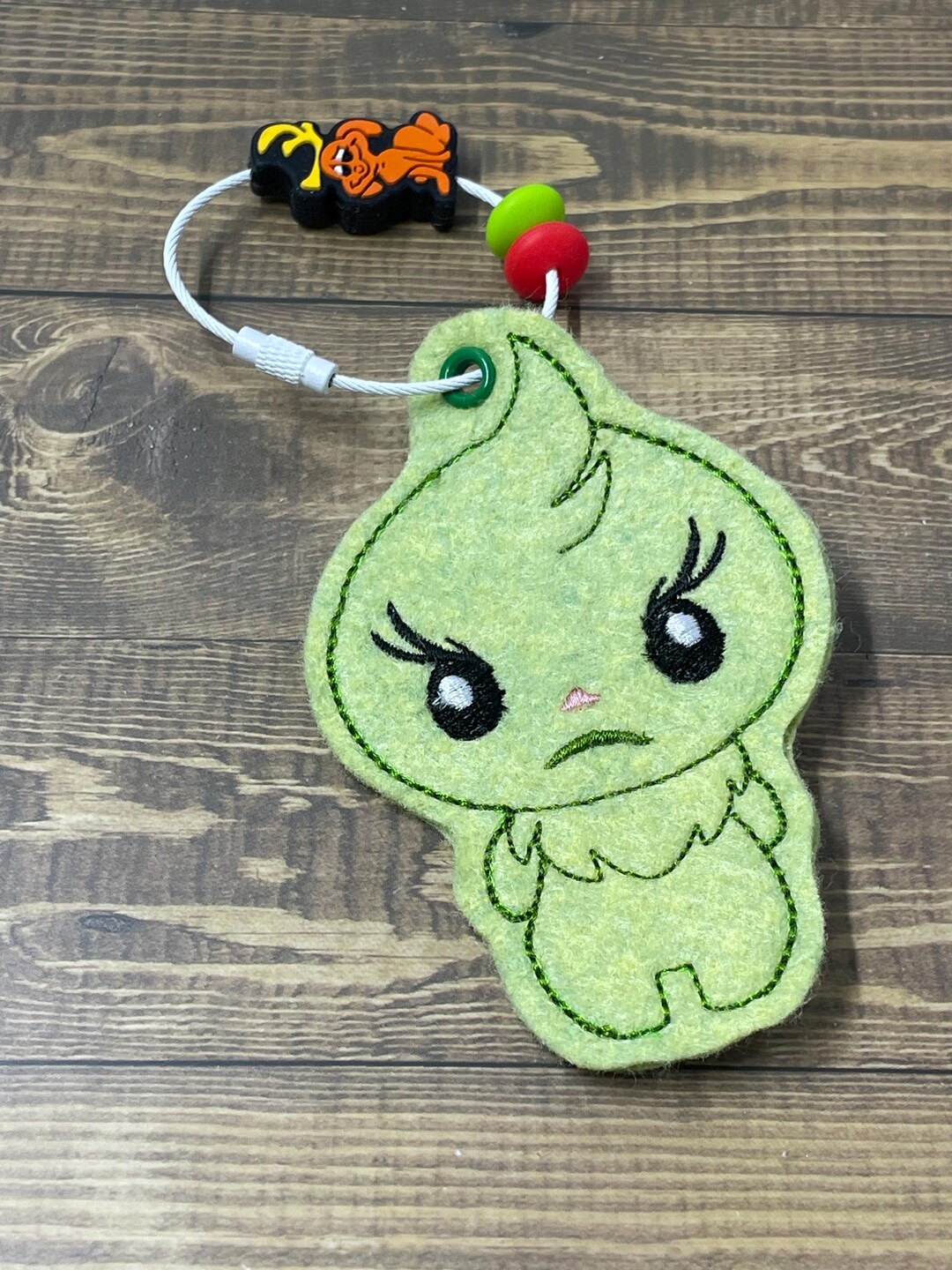 Baby Grinch Key Chain - Etsy