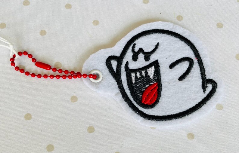 Boo Mario Bros Felt Keychain - Etsy