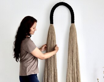 Large Rustic Fiber Art Arch Sculpture Rope Arch Jute Arcus | Etsy