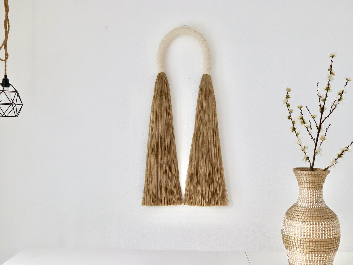 Large Rustic Fiber Art Arch Sculpture Rope Arch Jute Arcus | Etsy