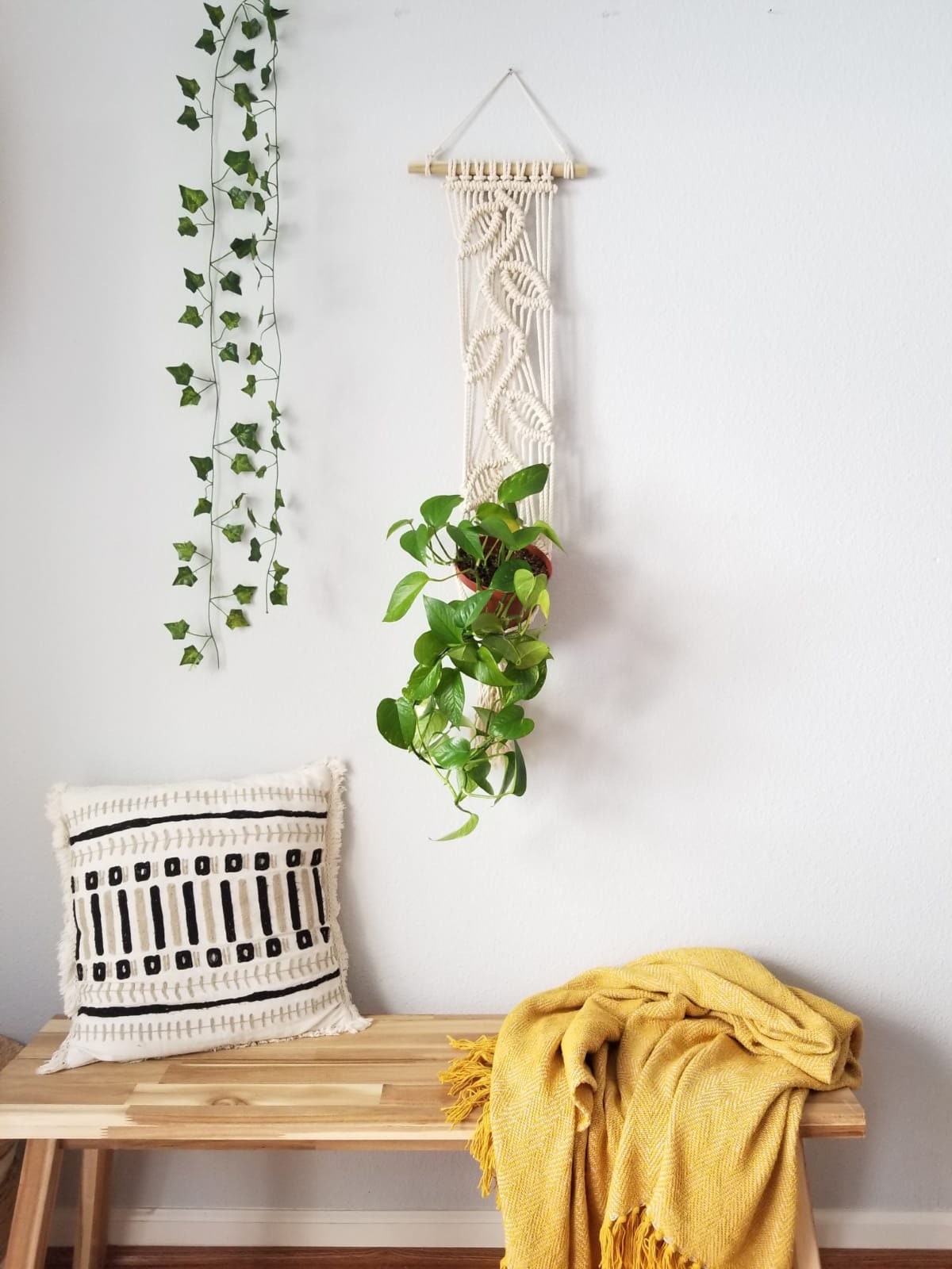 Modern Macrame Plant Hanger Macrame Wall Hanging Plant | Etsy UK