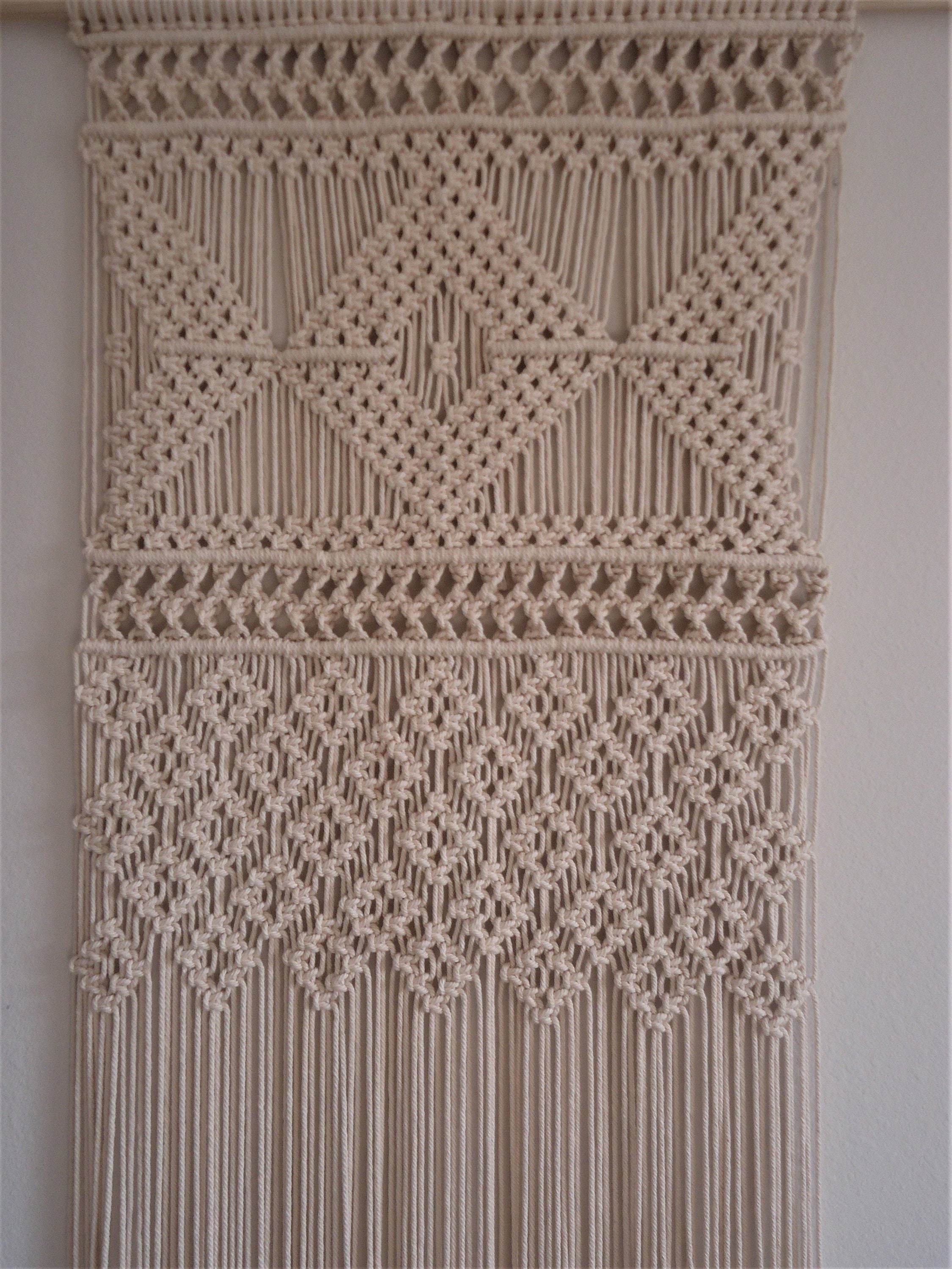 Large Macrame Wall Hanging Tapestry Macrame Cord Woven Wall - Etsy