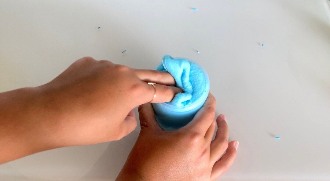 Blue Raspberry Icee Slime, White Glue Texture - Etsy