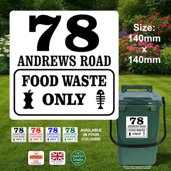 Food Waste Sign - Etsy UK