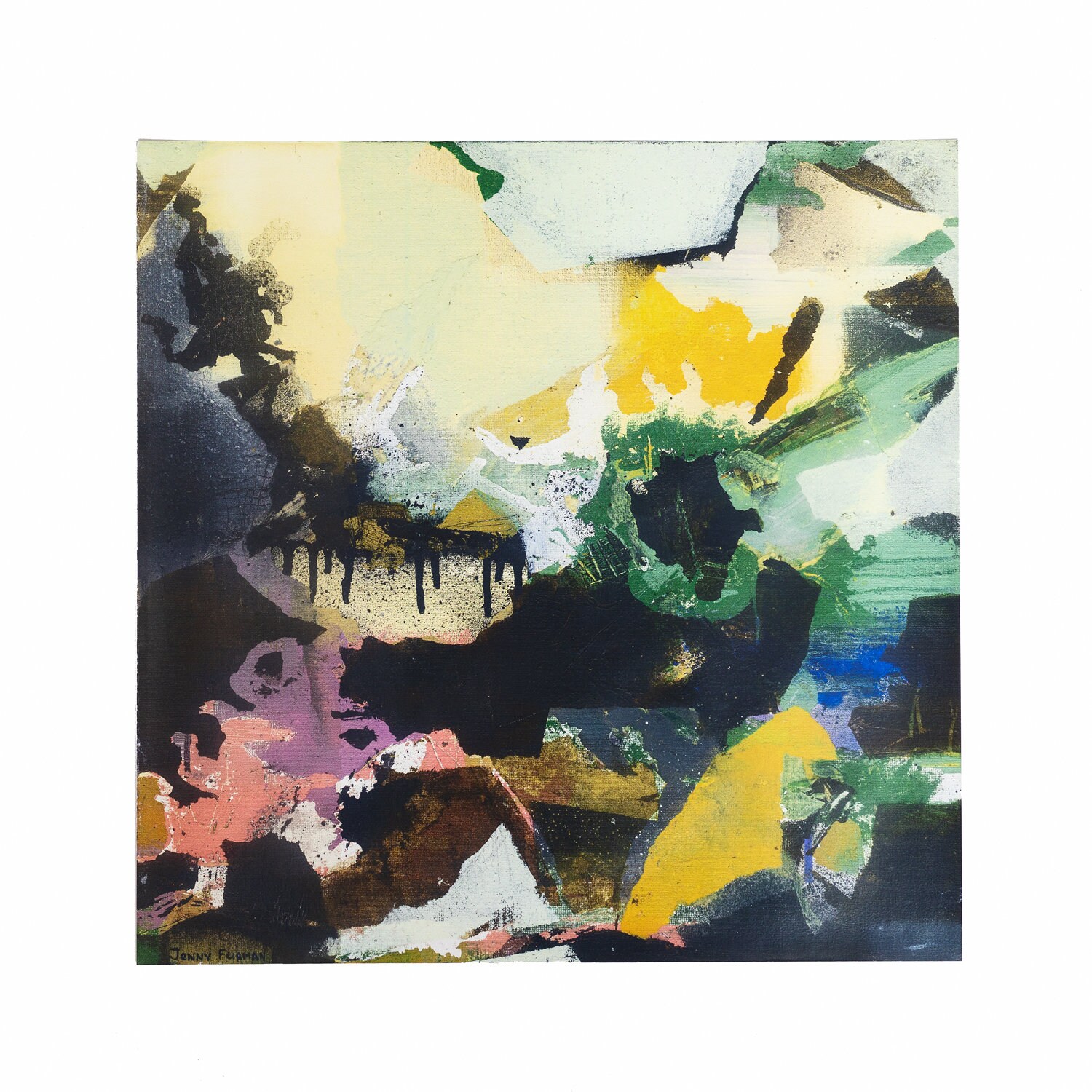 12x12 frame Framed wall art art print Abstract art print | Etsy