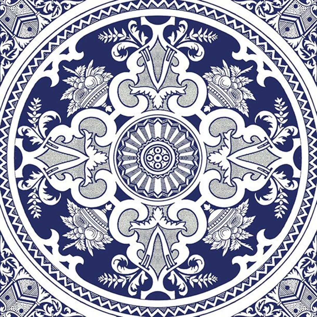 1781 - 1 Royal Blue - 8x8 6x6 4.25x4.25 Satin Matte Finish White ...