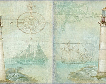 Lighthouse Jewelry Box Keepsake Box Wood & Ceramic Tile - Etsy