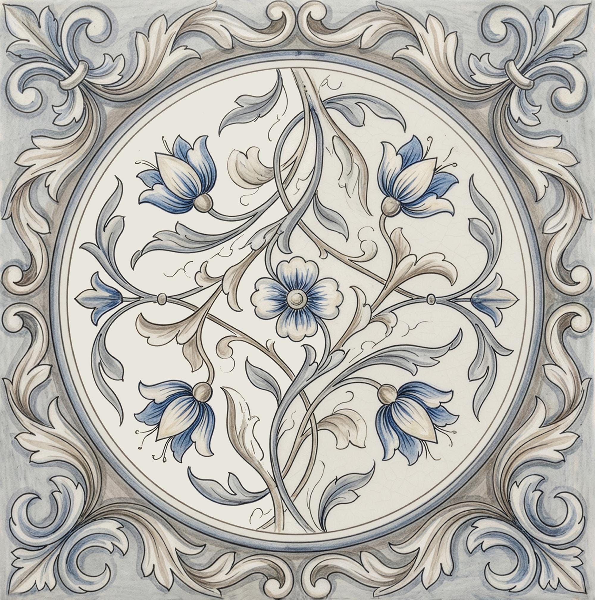2000 -heritage Bloom - 8x8 6x6 4.25x4.25 - Satin or Gloss -vintage ...