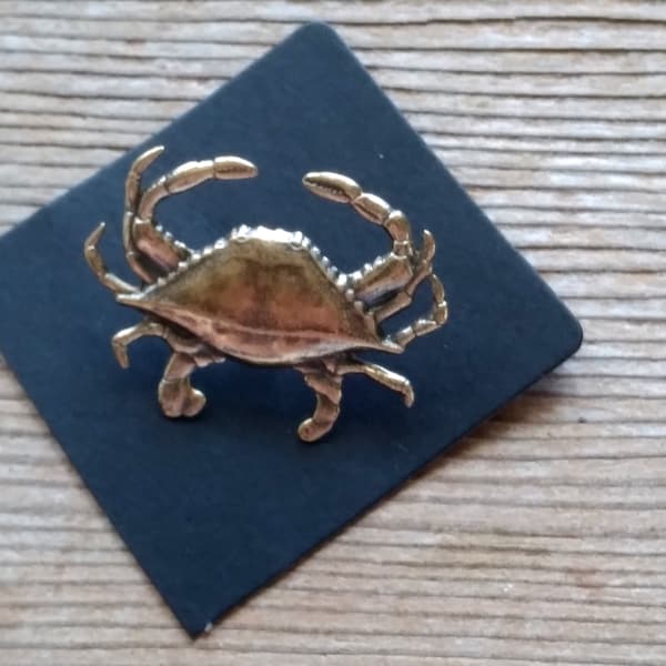Crab Pin - Etsy