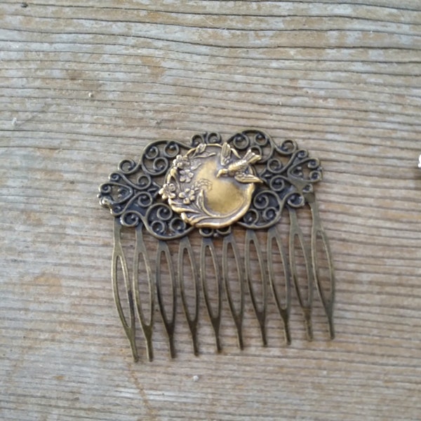 Bird Hair Comb - Etsy