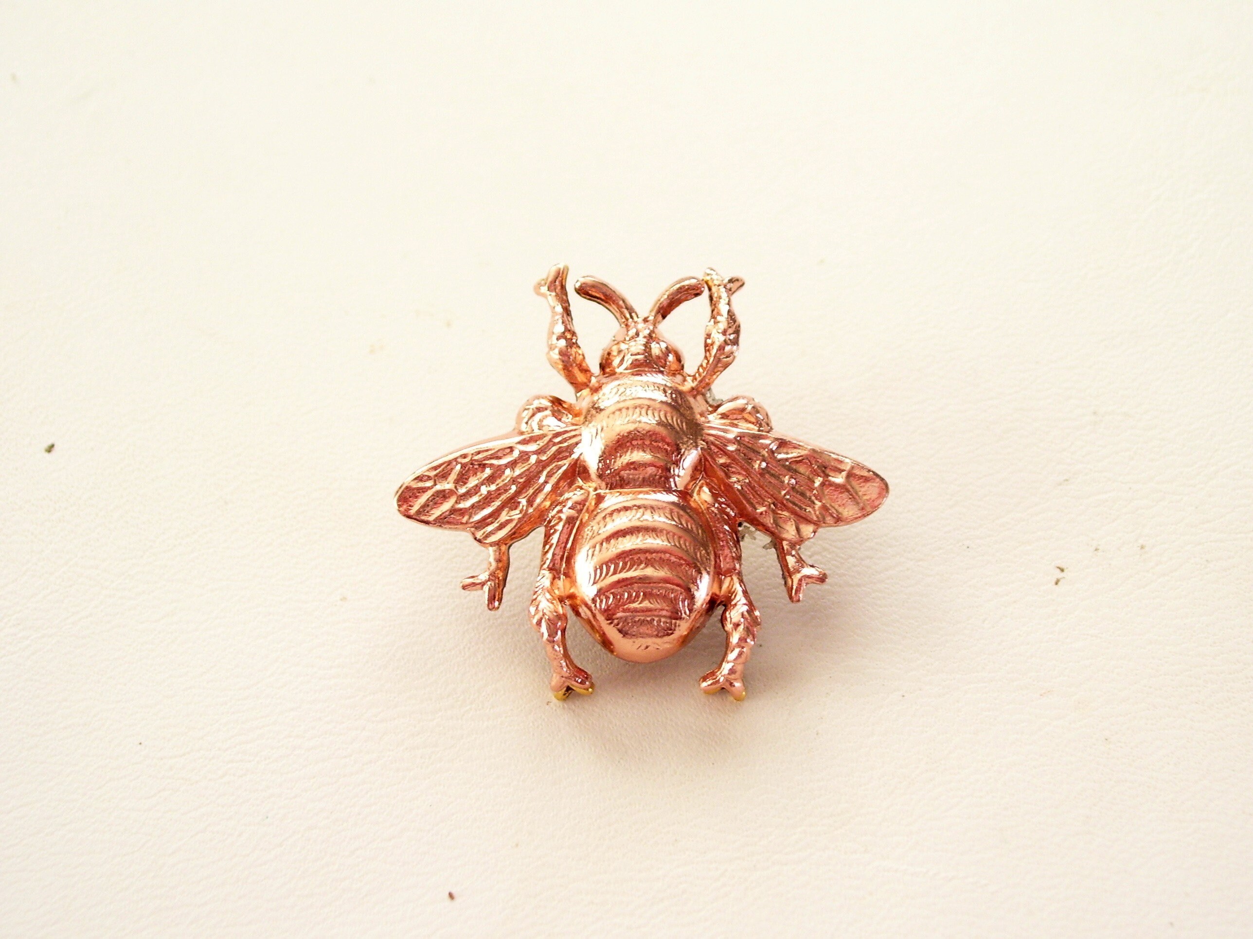 Rose Gold Honeybee Pin Brooch Rose Gold Bee Pin Rose Gold | Etsy