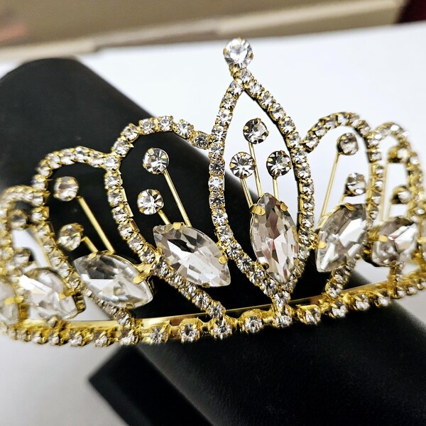Gold Tiara - Etsy