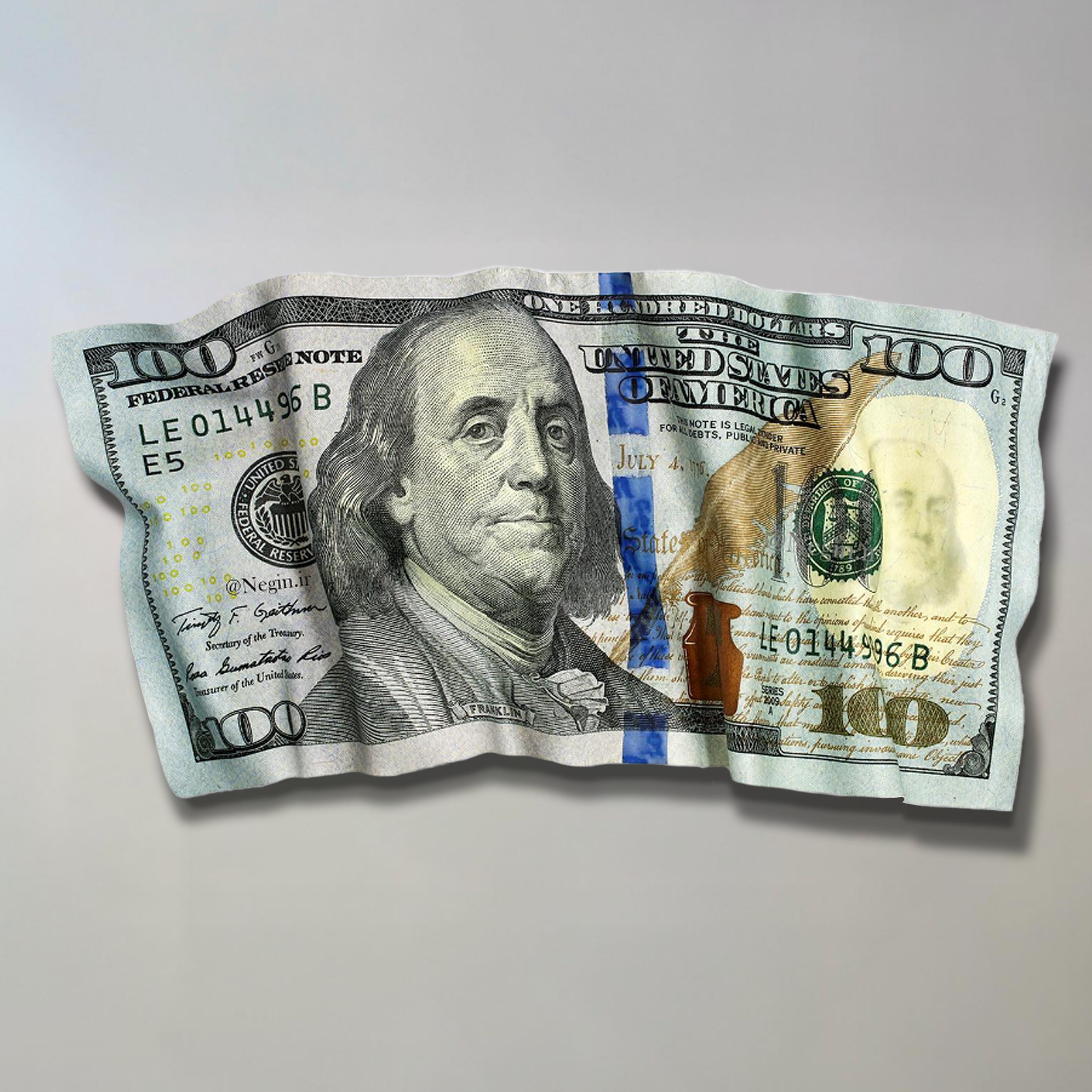 Money Art 3D Dollar Bill Sculpture - Etsy