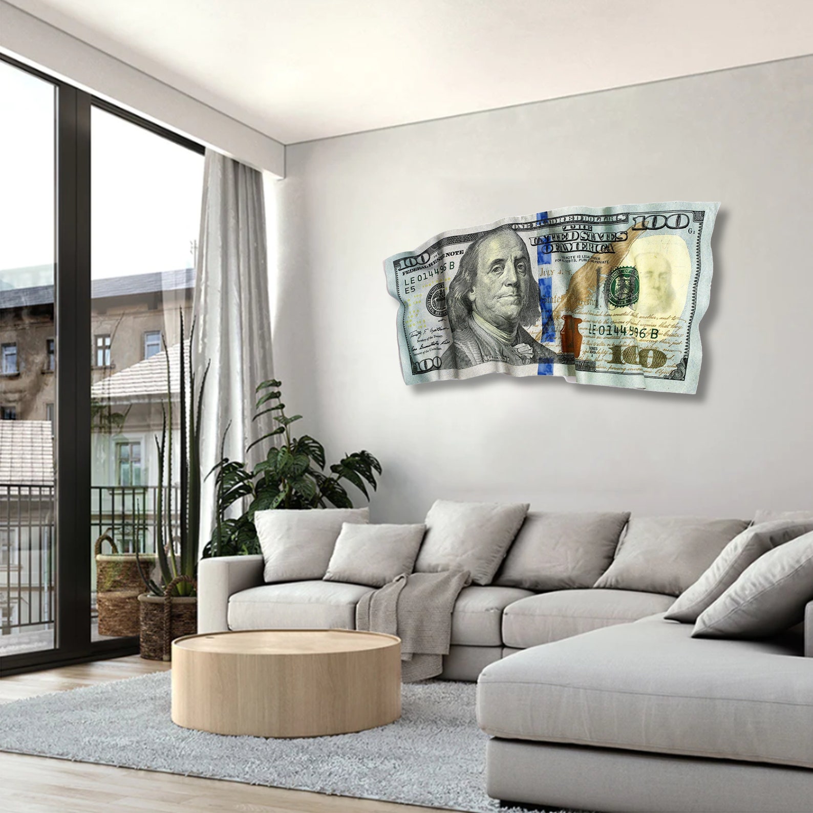 Money Art 3D Dollar Bill Sculpture - Etsy