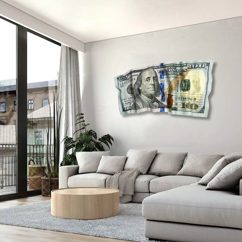 Money Art 3D Dollar Bill Sculpture - Etsy