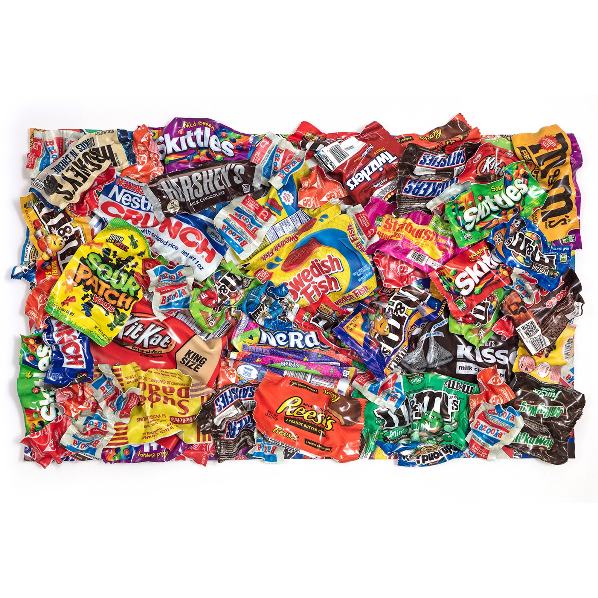 ULTIMATE CANDY WRAPPER Art 3D Sculpture Wall Art - Etsy