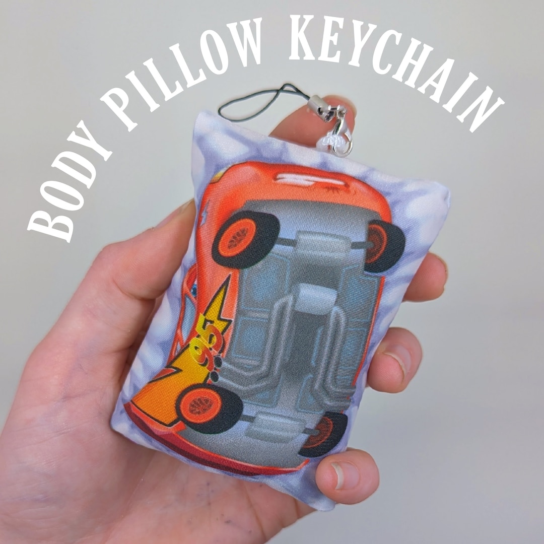 Cars Lightning Mcqueen Body Pillow Keychain - Funny Gift Idea - Phone ...