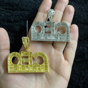 14k Gold Finish CEO Hip Hop Simulated Diamond Pendant W/ Rope Chain - Etsy