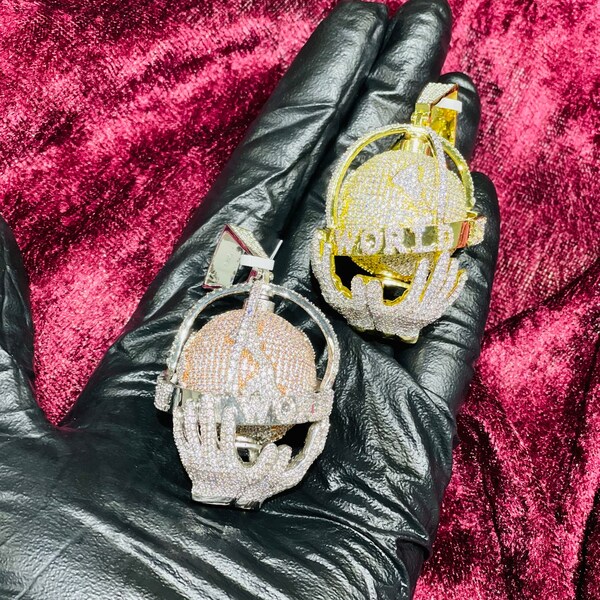 The World is Mine Necklace - Etsy