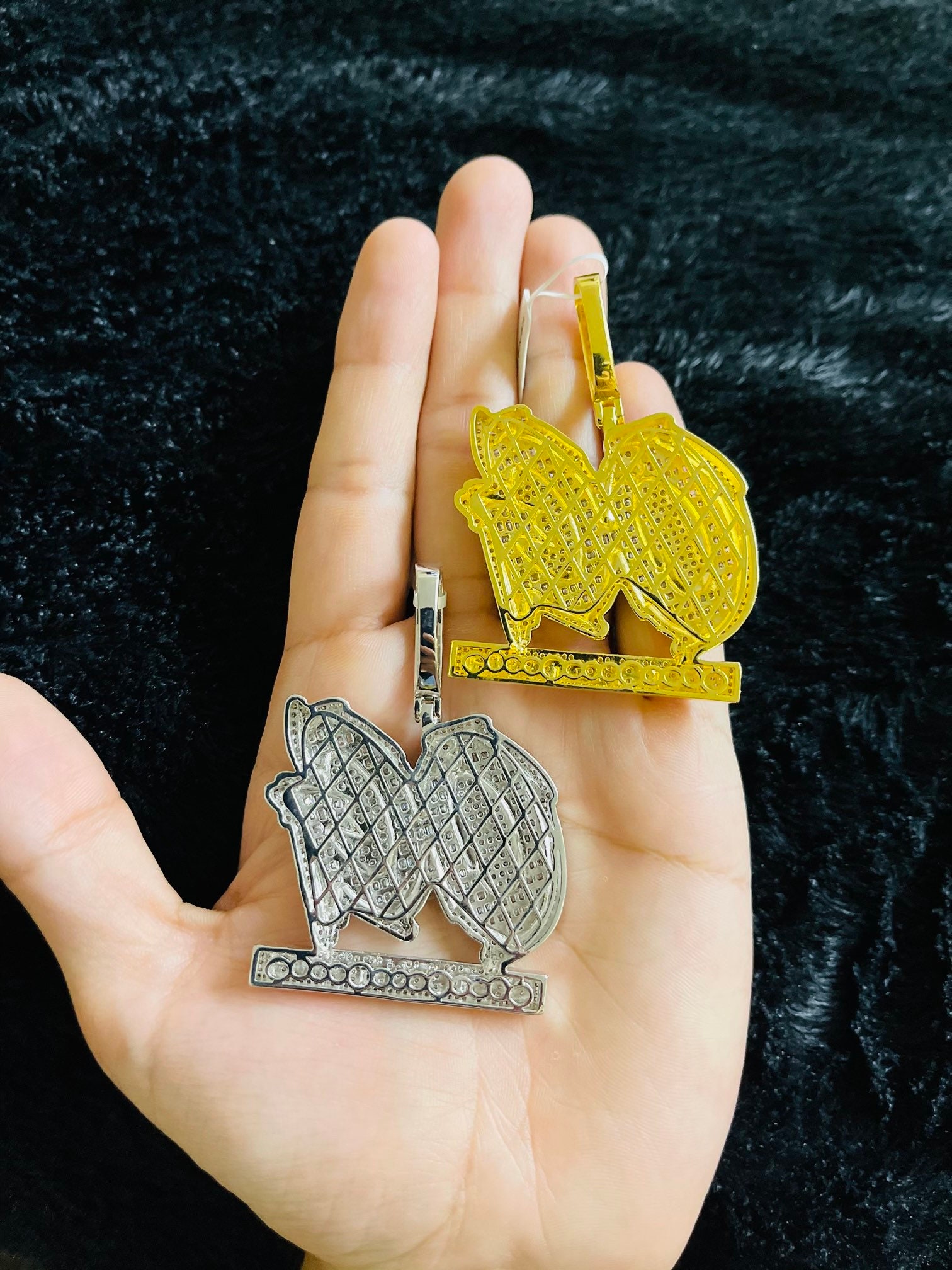 14k Gold Finish OG Original Gangster Hip Hop Simulated Diamond | Etsy