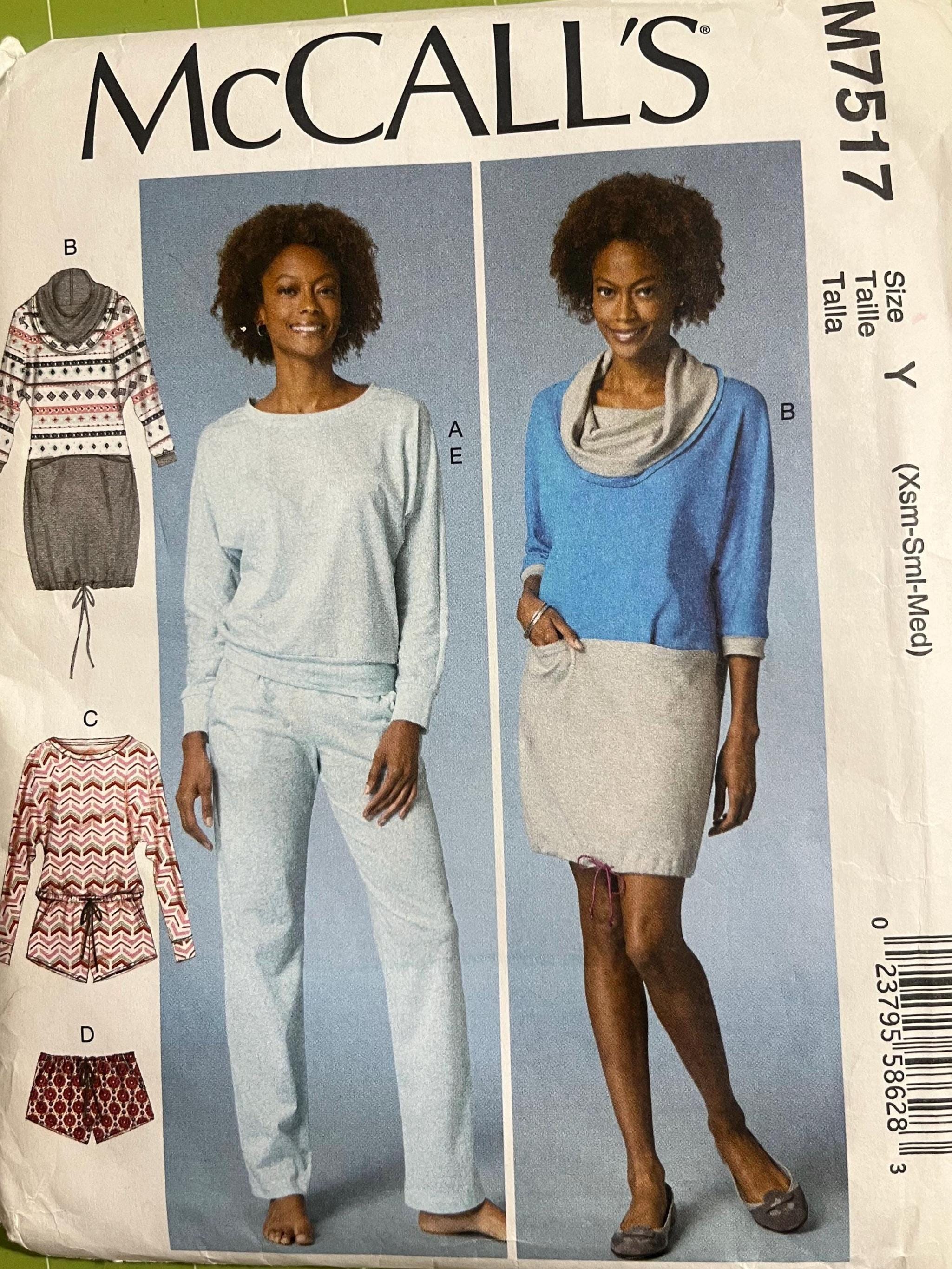 Mccall's 7517 Loungewear Sewing Pattern: XS-MED, Uncut - Etsy