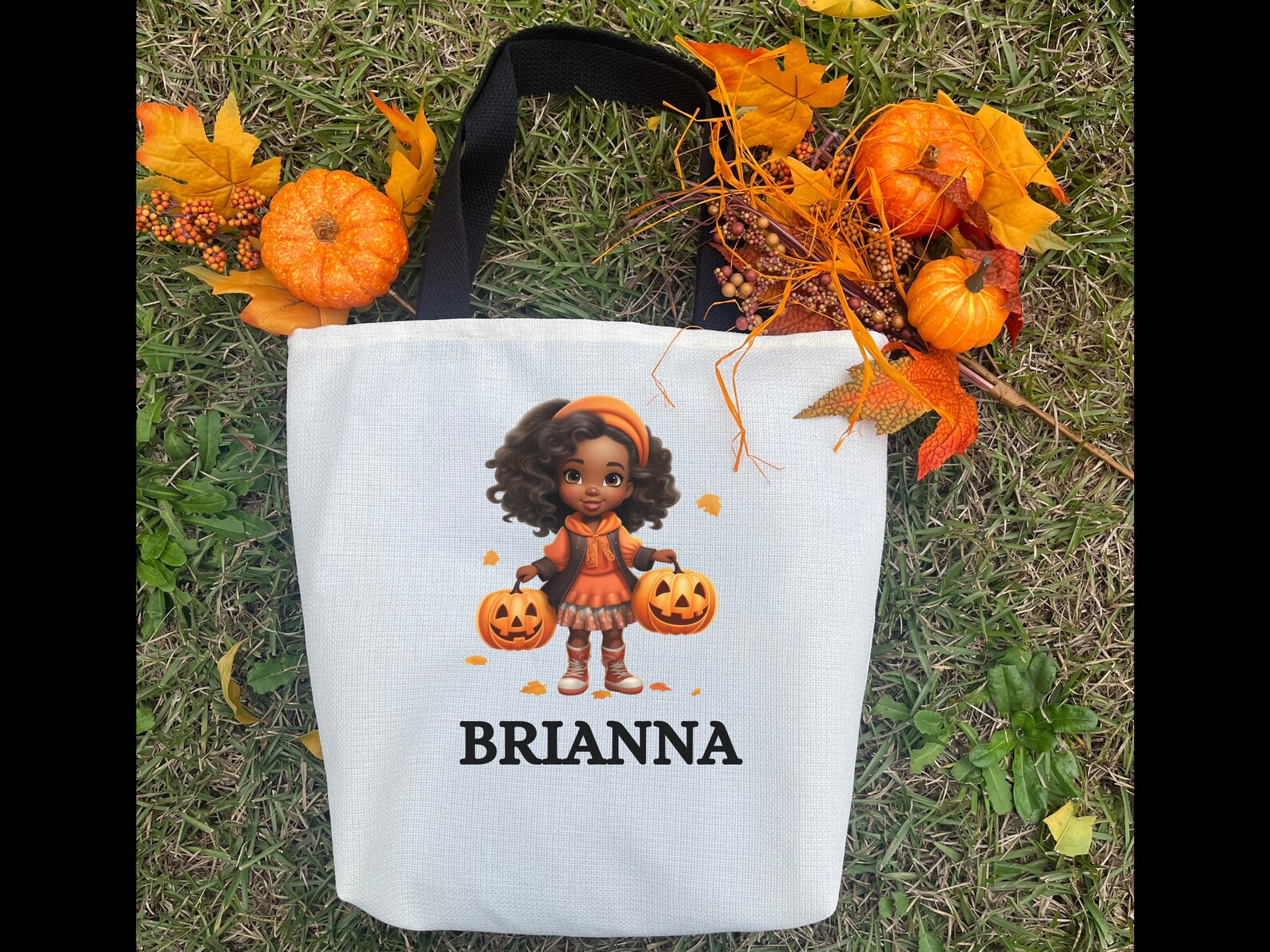Girls Trick or Treat Bag Halloween Personalized Trick or Treat Bag for ...