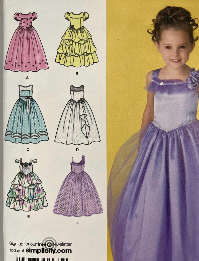 Girls Pageant Dress Sewing Pattern for Flower Girl Dress Pattern for ...