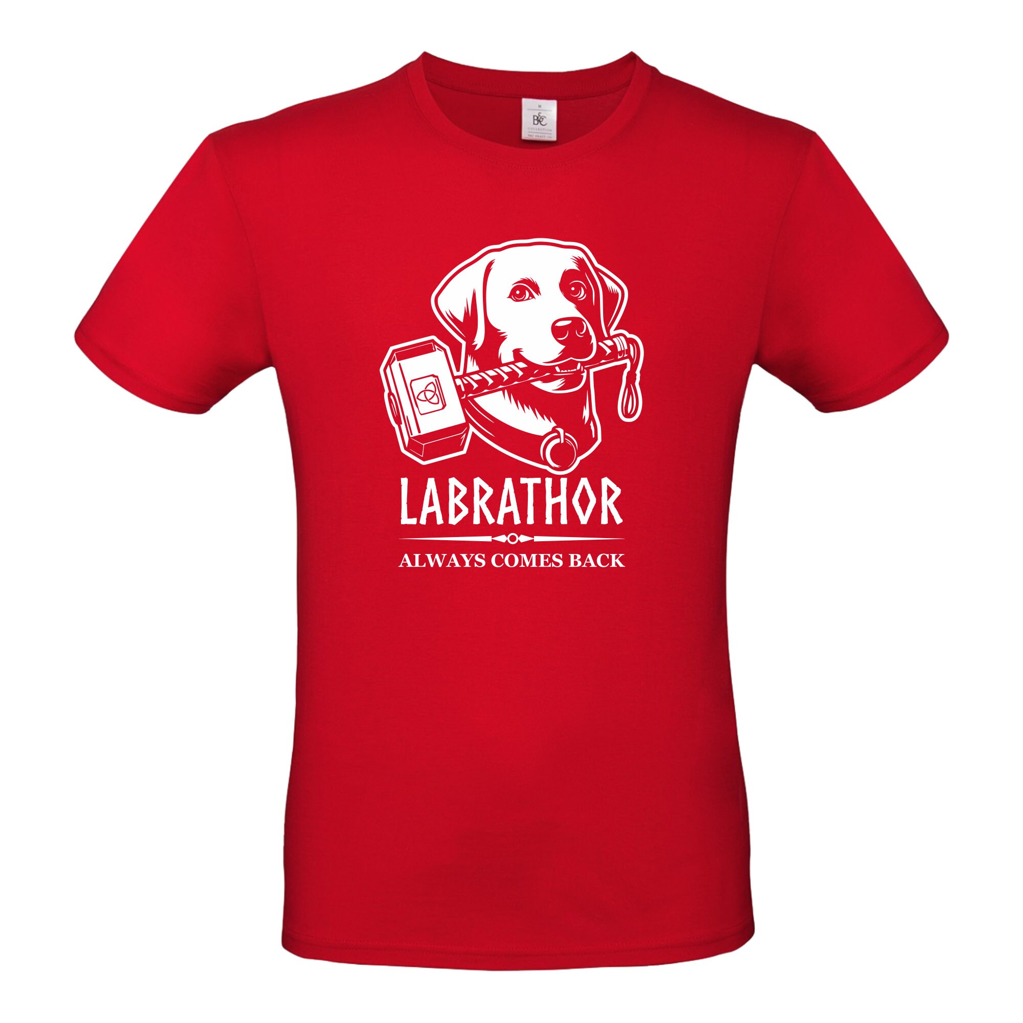 T-shirt LABRATHOR Labrador Thor Dog Superhero Cartoon Men's Unisex - Etsy