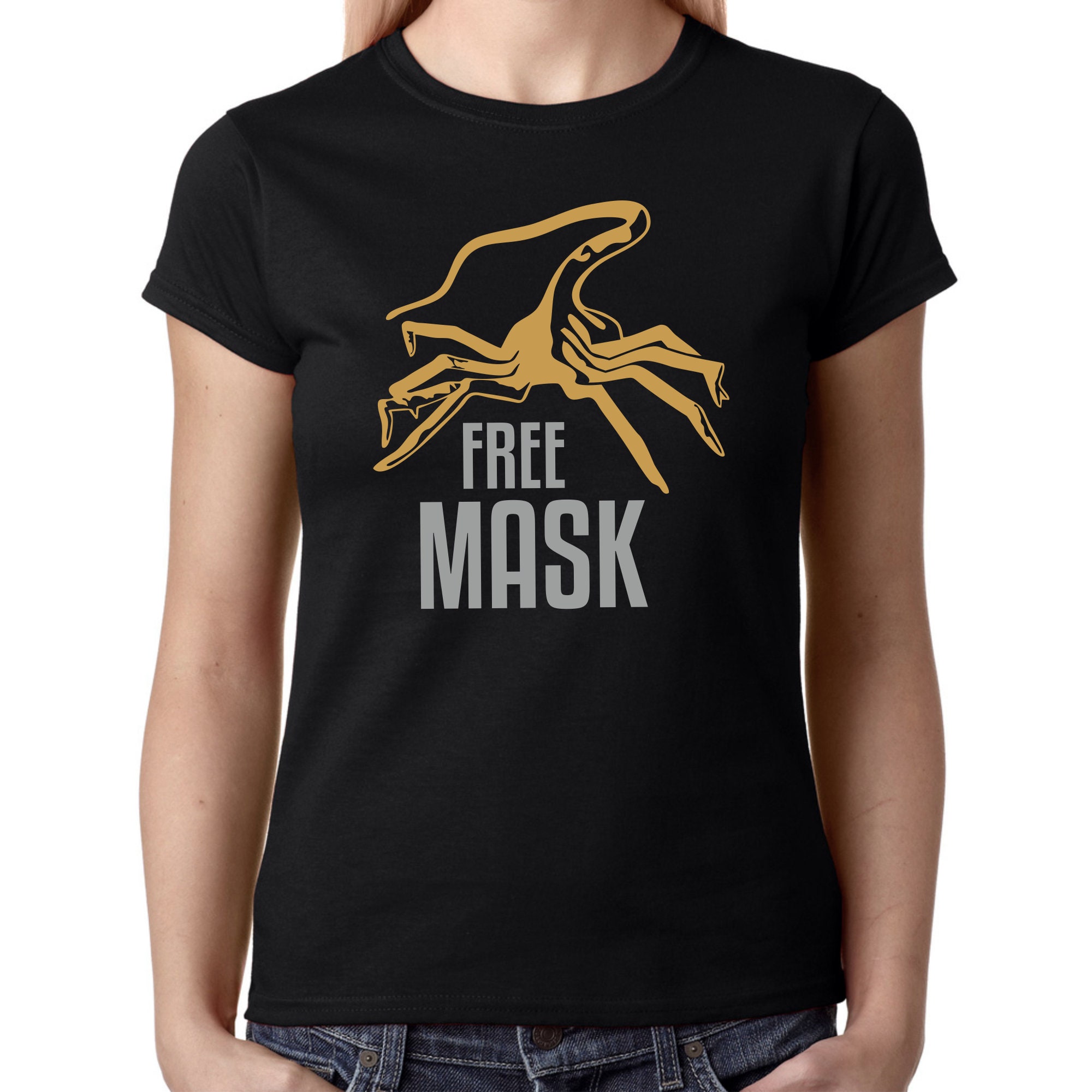 FREE MASK Facehugger Face Hug Alien Xenomorph Protective Mask Halloween ...