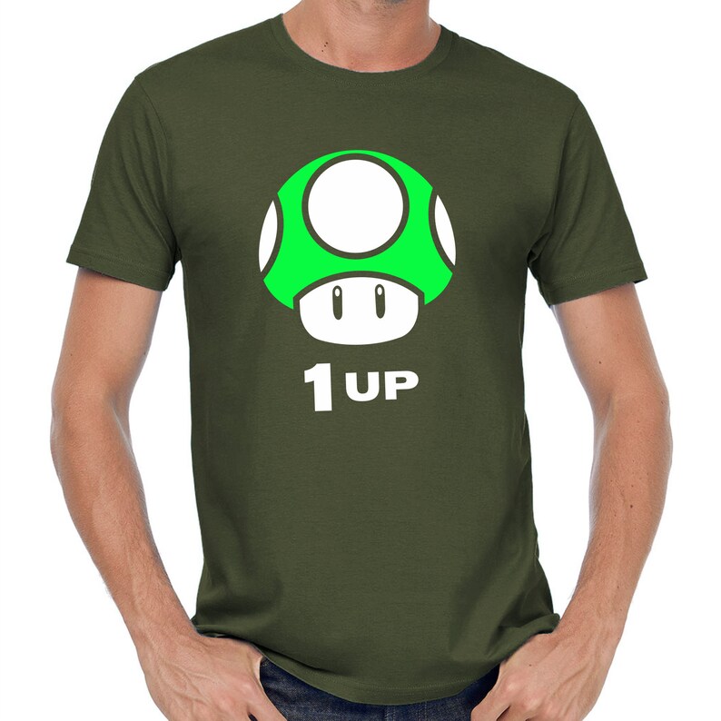 Mushroom Mushroom 1 UP 1up Gamer Mushroom Life Nerd Geek - Etsy